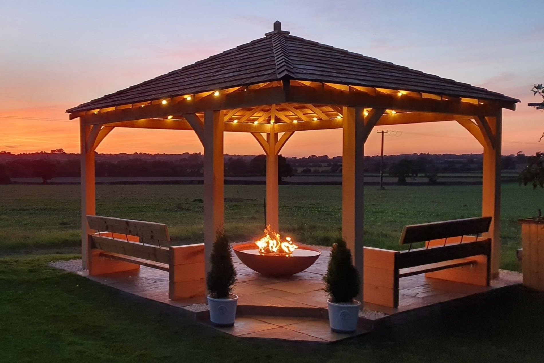 Pitched Roof Pergola Australia | Aarons Outdoor